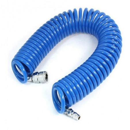 Spring air hose 5m Ø8x12mm PU