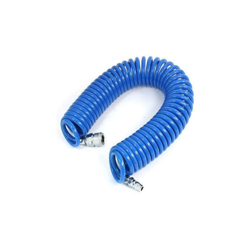 Spring air hose 10m Ø8x12mm PU