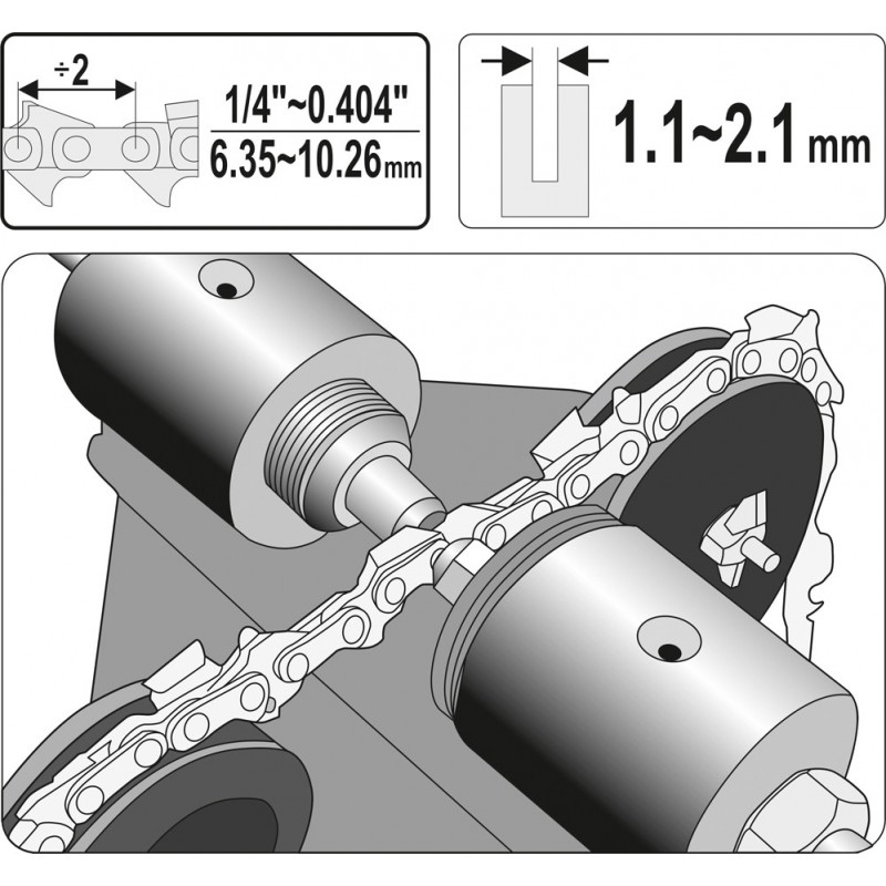 Chain riveting machine
