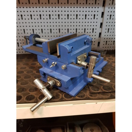 Bench vise 125mm sliding in 2 directions