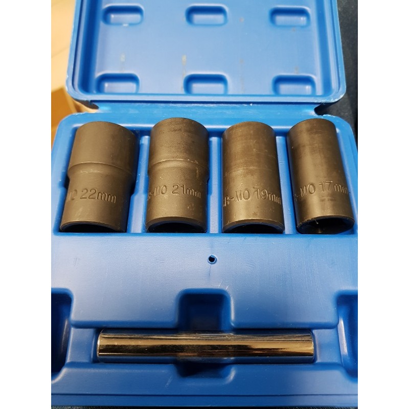 Set of sockets for damaged screws 5 pcs.