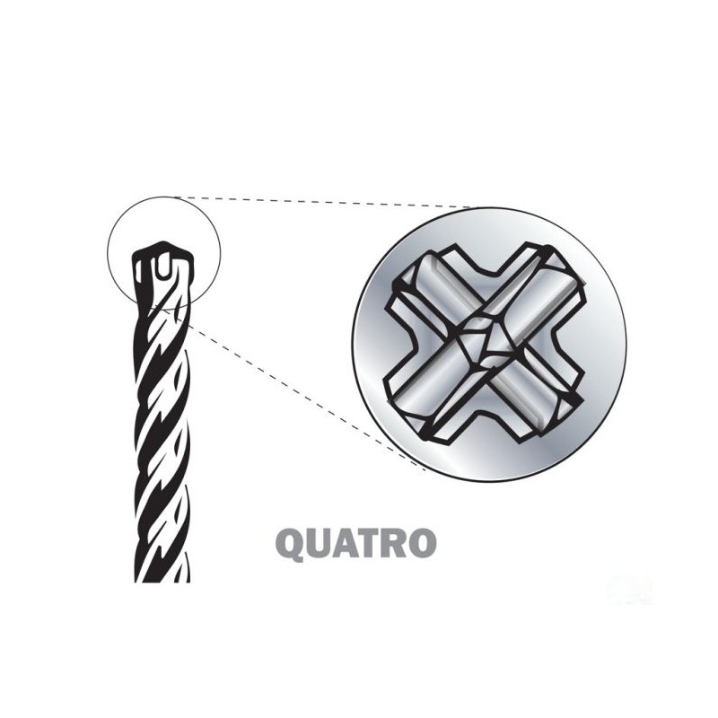 Drill for concrete SDS+ 10x410/350mm Quatro