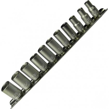 Inch socket set 1/4 Condor 11pcs.
