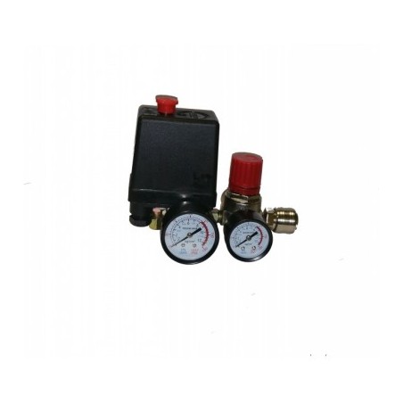 Pressure switch with regulator and manometers 230V