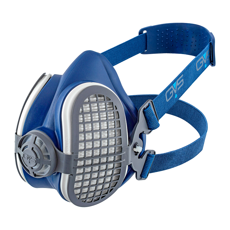 Half mask GVS with replaceable carbon filters FFP3