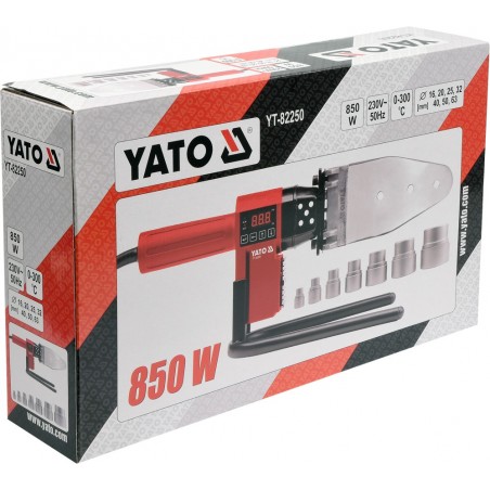 Plastic pipe welding machine 16-63mm YATO LCD